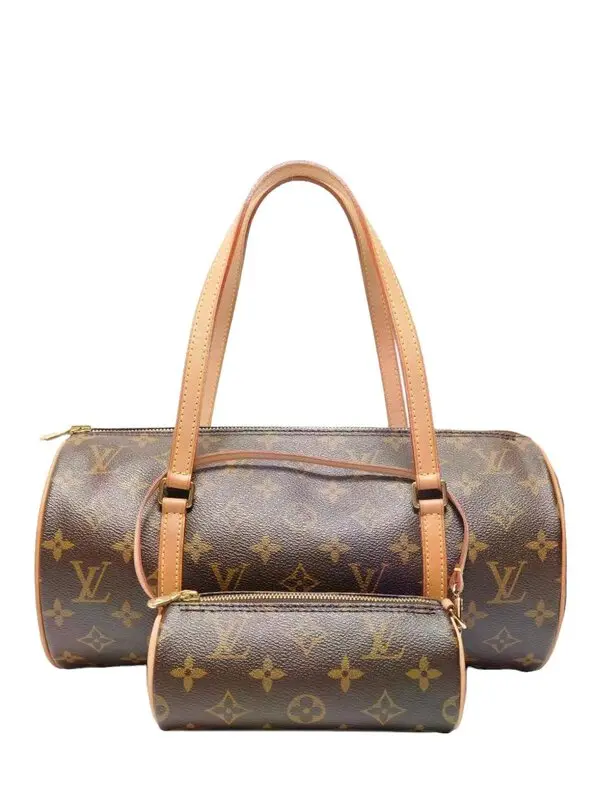 LOUIS VUITTON 2006 Monogram Papillon Shoulder Bag - Brown