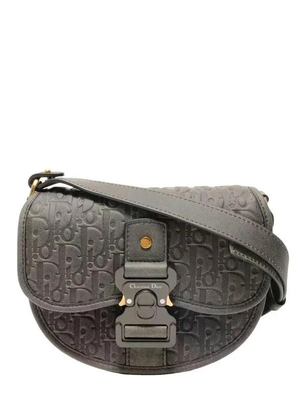 Dior Gallop Oblique Shoulder Bag - Grey