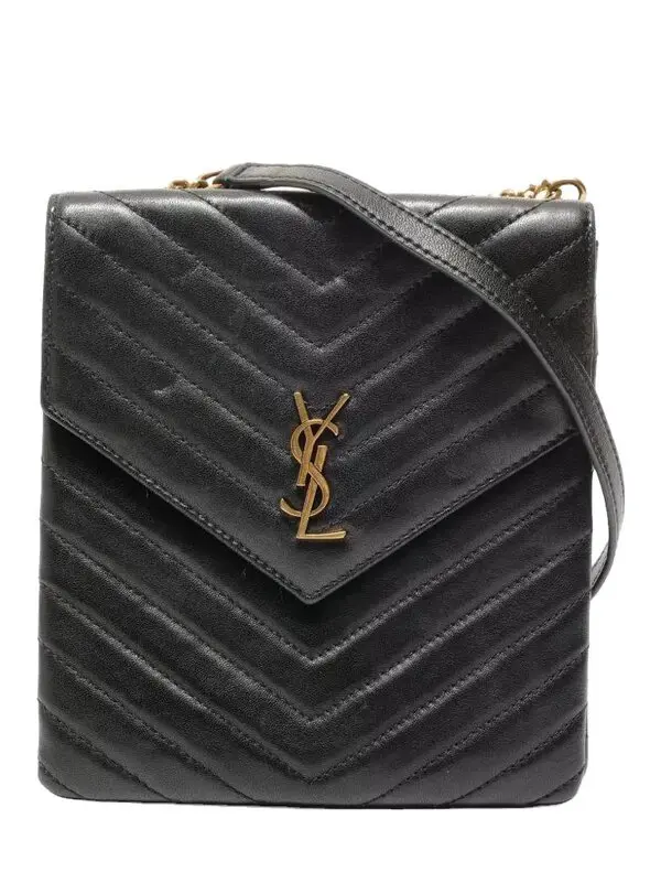 Saint Laurent Matelasse Cassandra Shoulder Bag - Black