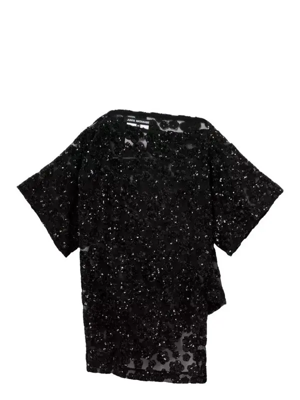 Junya Watanabe Sequin-embellished Top - Black