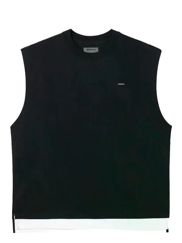 MUSIUM DIV. Layered Sleeveless Top - Black