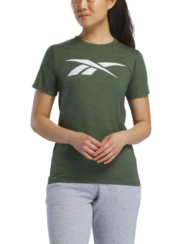 REEBOK Vector Graphic T-shirt - Forest Heather