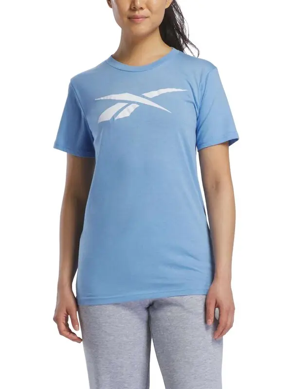 REEBOK Vector Graphic T-shirt - Light Blue Heather