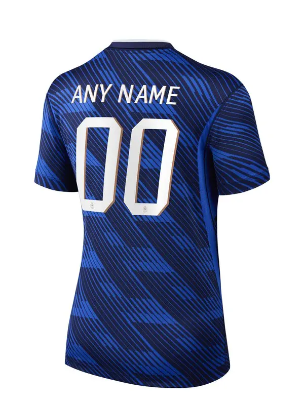 Nike Fff 2026 Stadium Home Dri-fit Soccer Replica Custom Jersey You - Blue