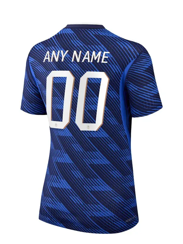 Nike Fff 2026/27 Match Home Aero-fit Soccer Authentic Custom Jersey - Blue