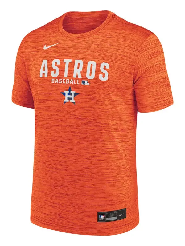 Nike Houston Astros Authentic Collection Dri-fit Mlb T-shirt - Orange