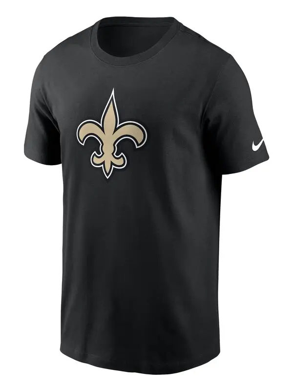 Nike New Orleans Saints Logo Essential Nfl T-shirt - Black