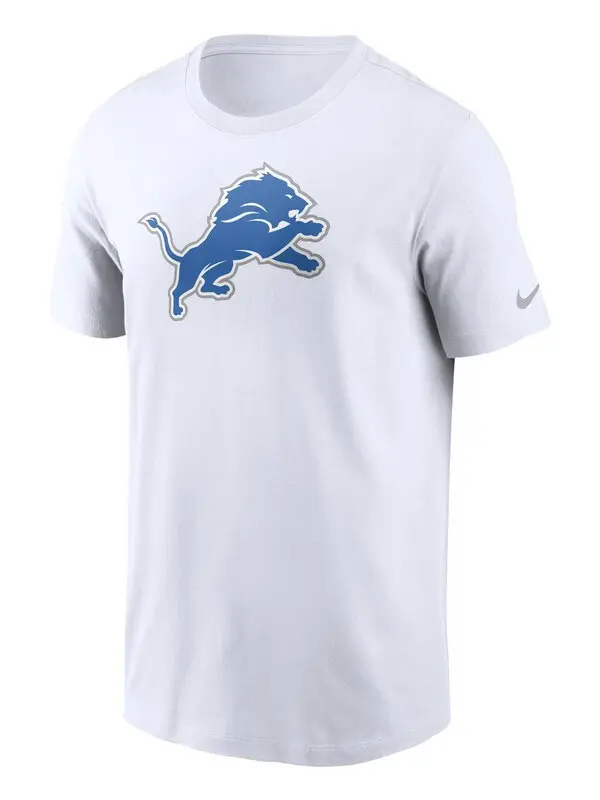 Nike Detroit Lions Logo Essential Nfl T-shirt - White