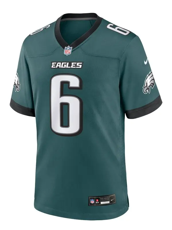 Nike Philadelphia Eagles Devonta Smith Nfl Game Jersey - Green