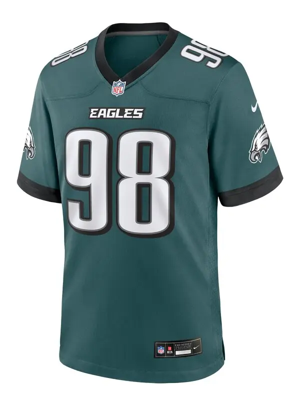 Nike Jalen Carter Philadelphia Eagles Nfl Game Jersey - Green