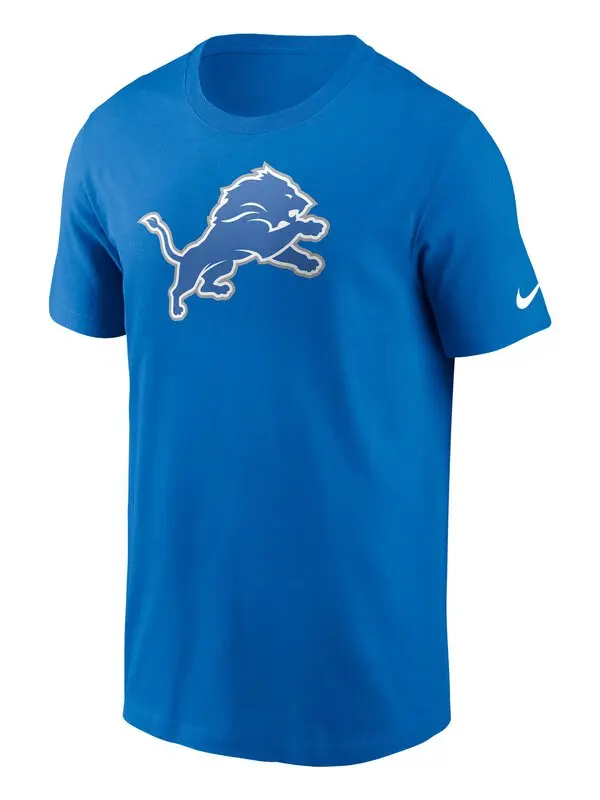 Nike Detroit Lions Logo Essential Nfl T-shirt - Blue
