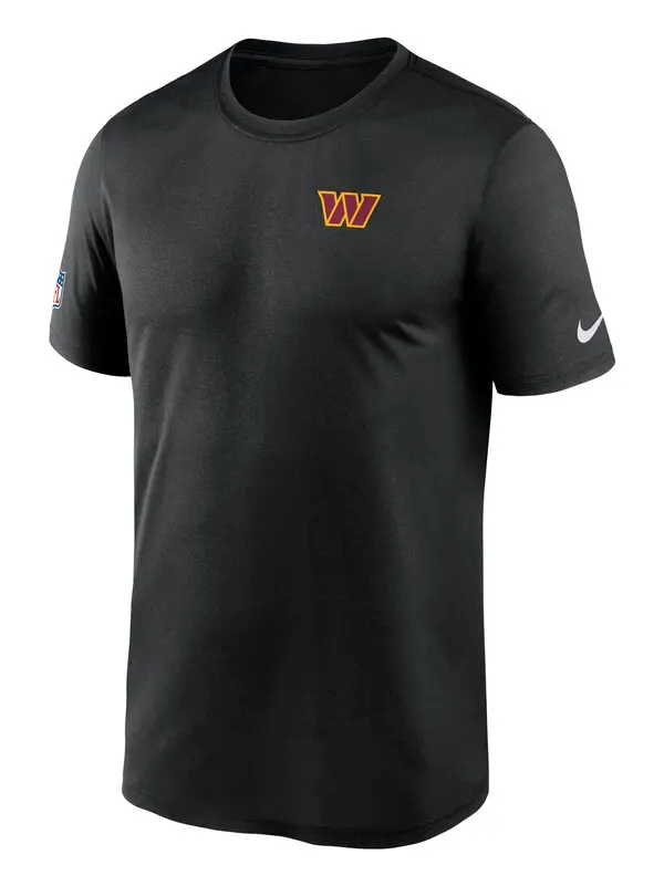 Nike Washington Commanders Legend Small Logo Dri-fit Nfl T-shirt - Black