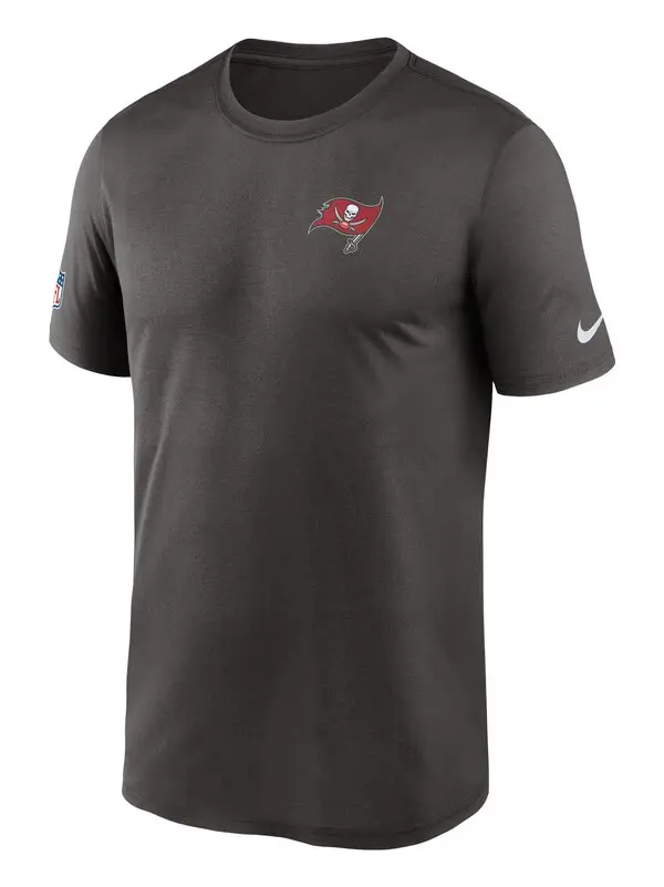 Nike Tampa Bay Buccaneers Legend Small Logo Dri-fit Nfl T-shirt - Grey