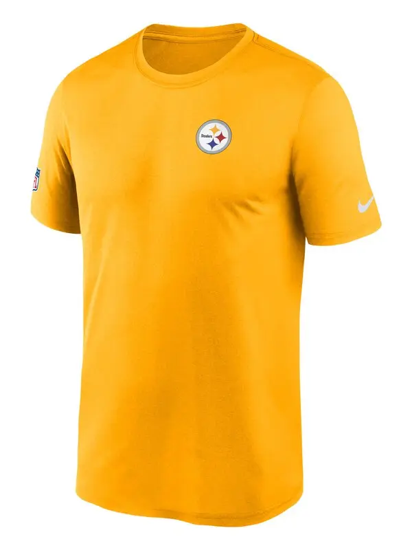 Nike Pittsburgh Steelers Legend Small Logo Dri-fit Nfl T-shirt - Brown