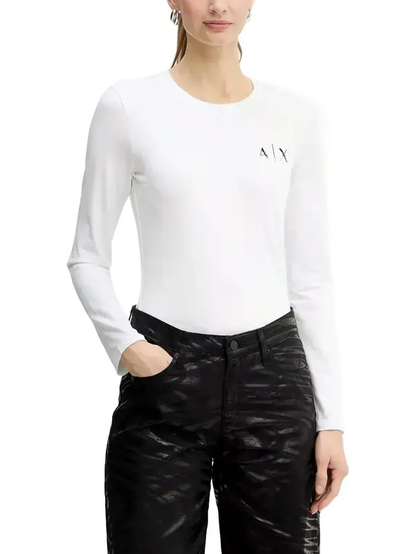 Armani Exchange Logo-print T-shirt - White