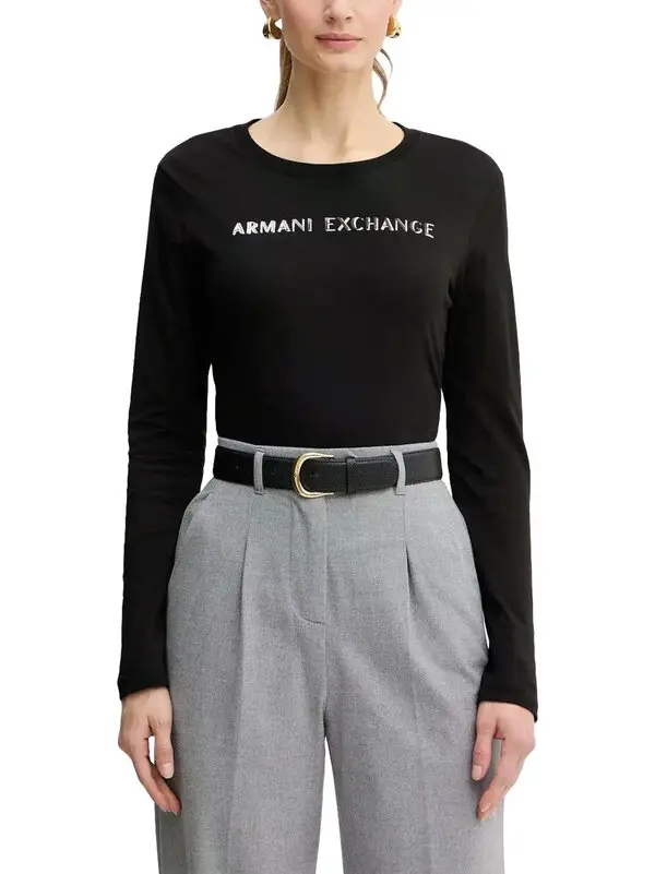 Armani Exchange Long-sleeve T-shirt - Black