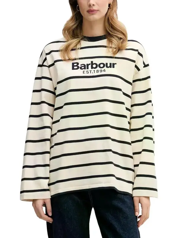Barbour Maeve Striped Long-sleeved T-shirt - Neutrals