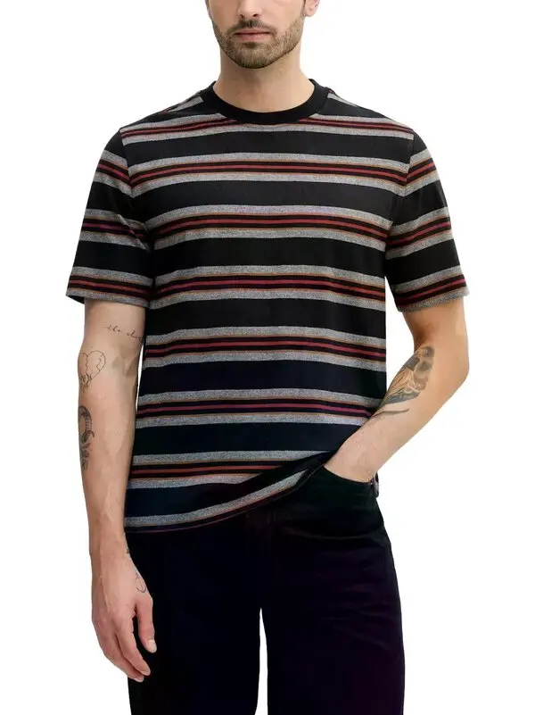 Barbour Sandwick Striped T-shirt - Black