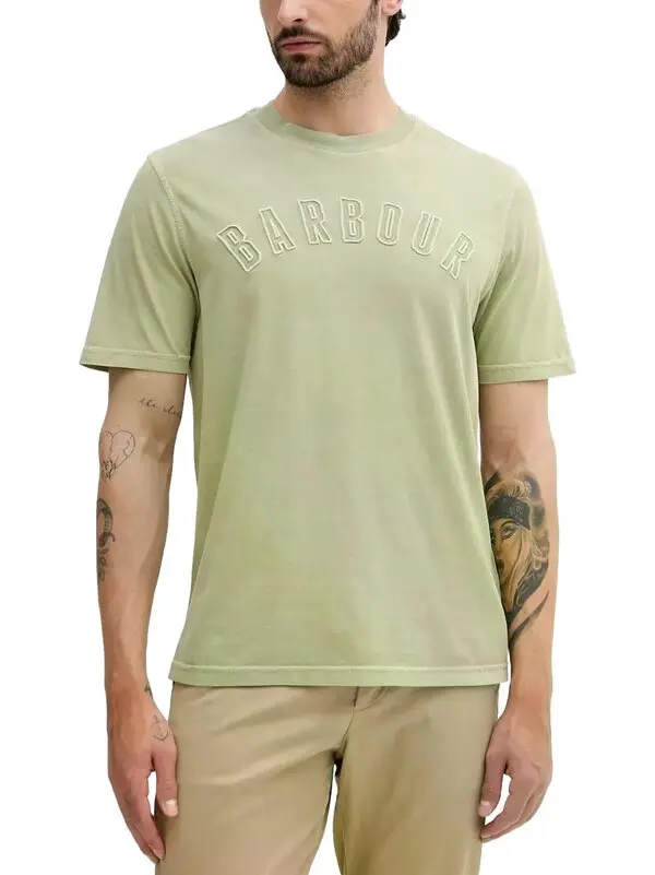 Barbour Logo-detail T-shirt - Green