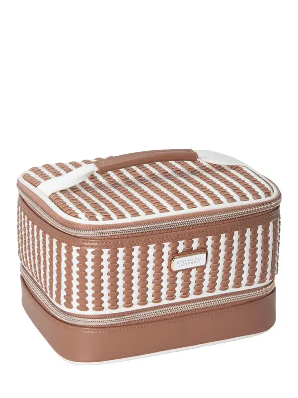 Stephanie Johnson Jenny Train Case - Brown