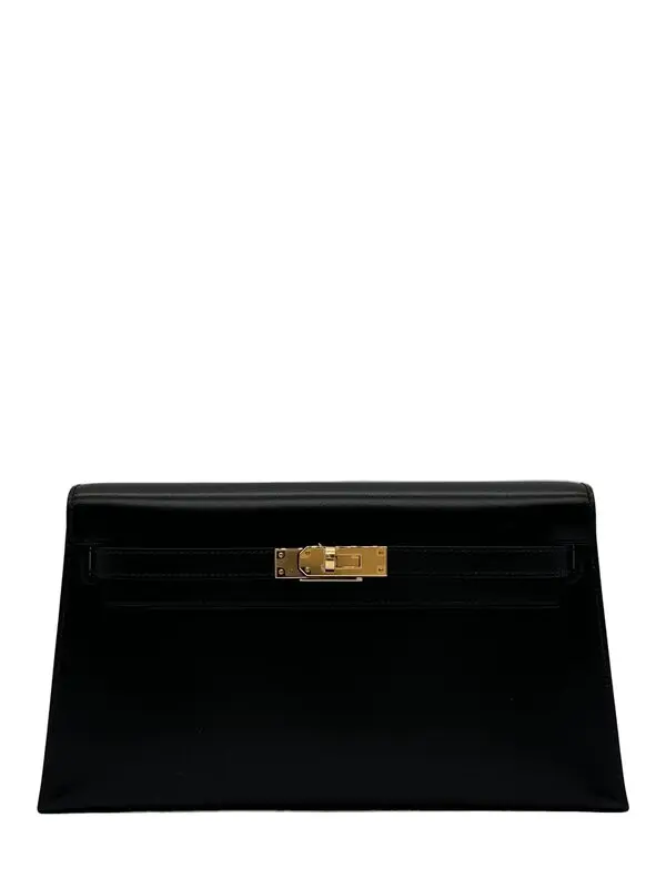Hermès Kelly Box Gold Hardware - Black