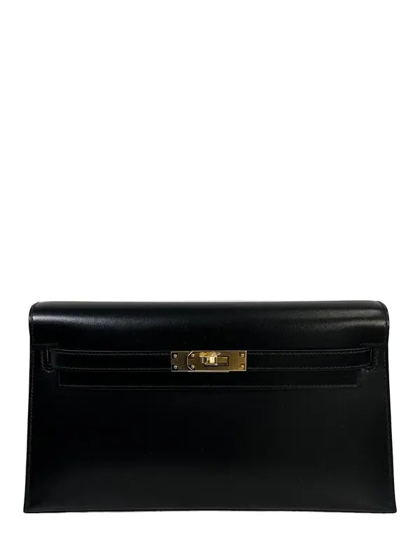 Hermès Kelly Box Gold Hardware - Black