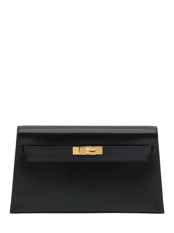 Hermès Kelly Box Gold Hardware - Black
