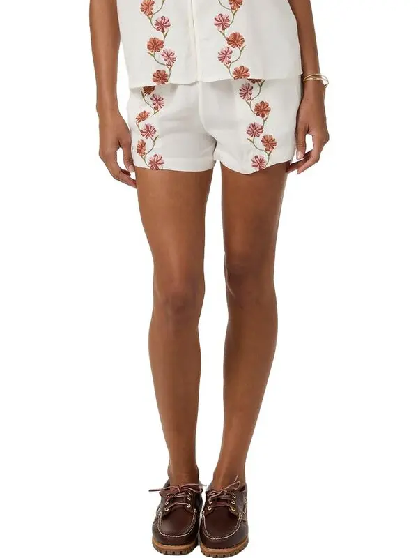 O'Neill Farren Linen Blend Shorts - Tofu