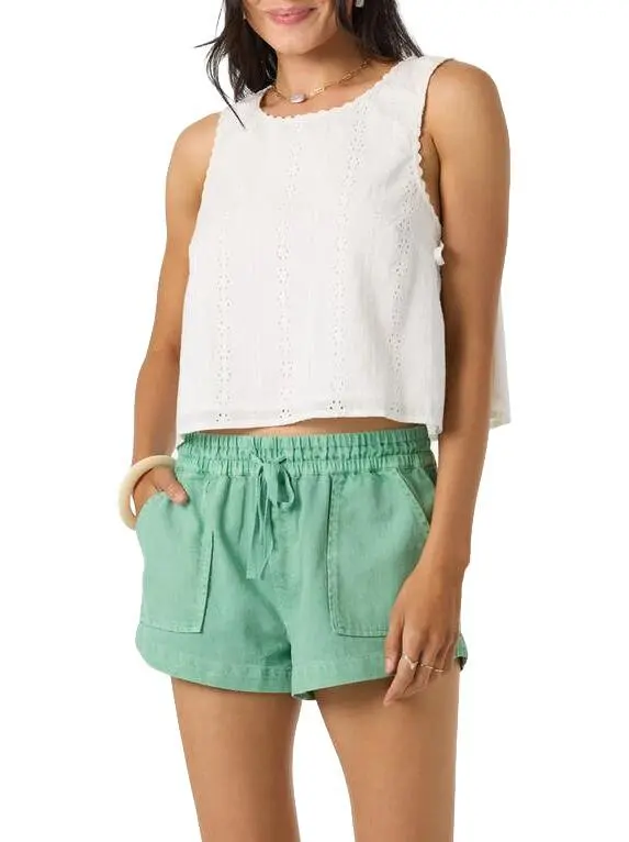 O'Neill Athena Crop Tank - White