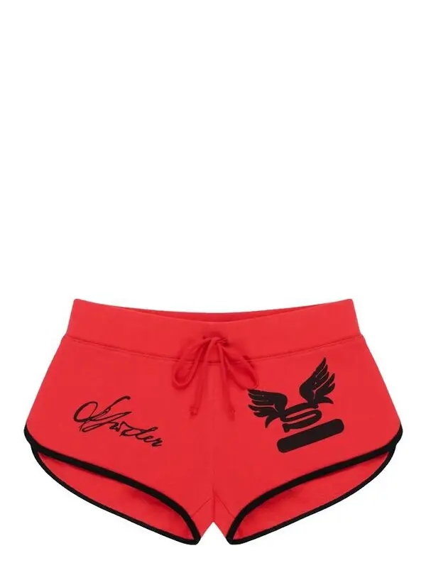 SP5DER Sp5wom Track Short - Red