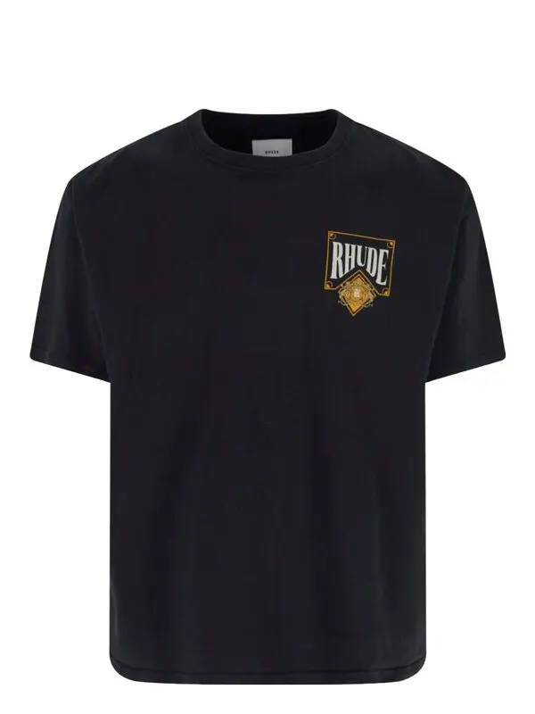 Rhude T-shirt "card - Black