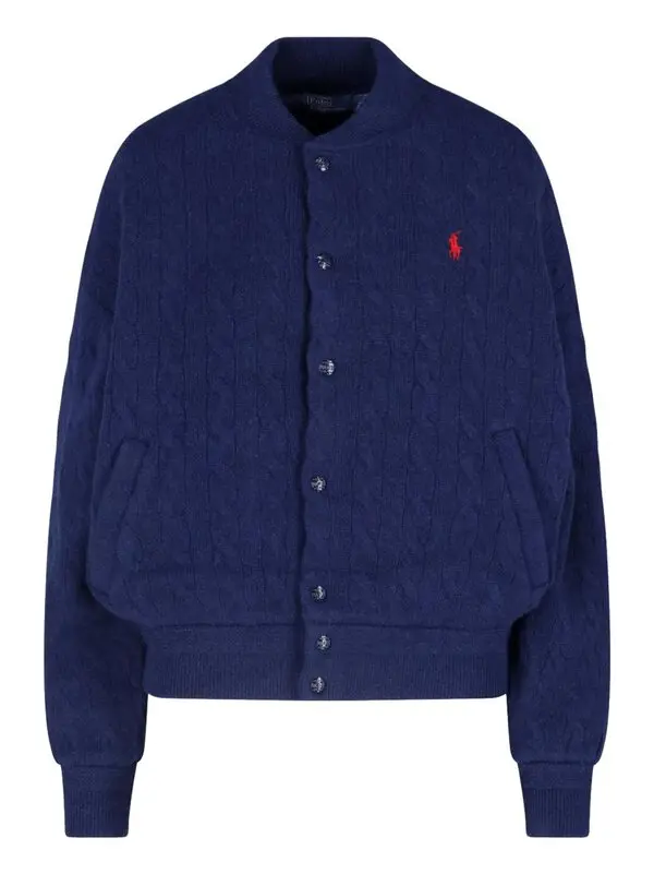 Polo Ralph Lauren Braided Bomber Jacket - Blue