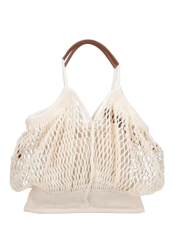 Hereu Calella Filt Tote Bag - White