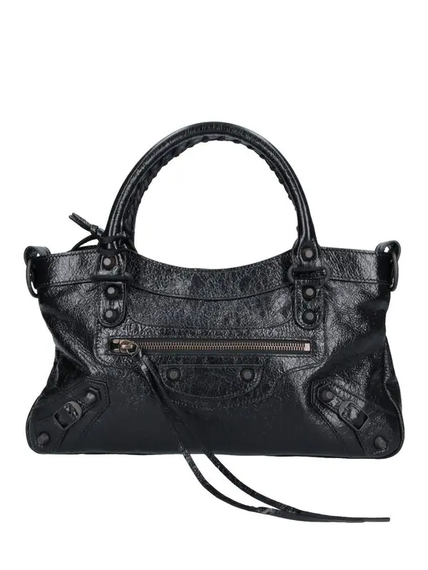 Balenciaga Le City First Shoulder Bag - Black