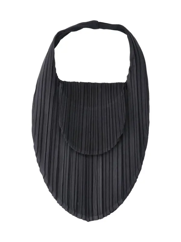 PLEATS PLEASE Pleated Shoulder Bag - Black