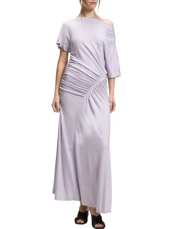 BOSS Ecaren Ruched Jersey Dress - Lavendar Tide