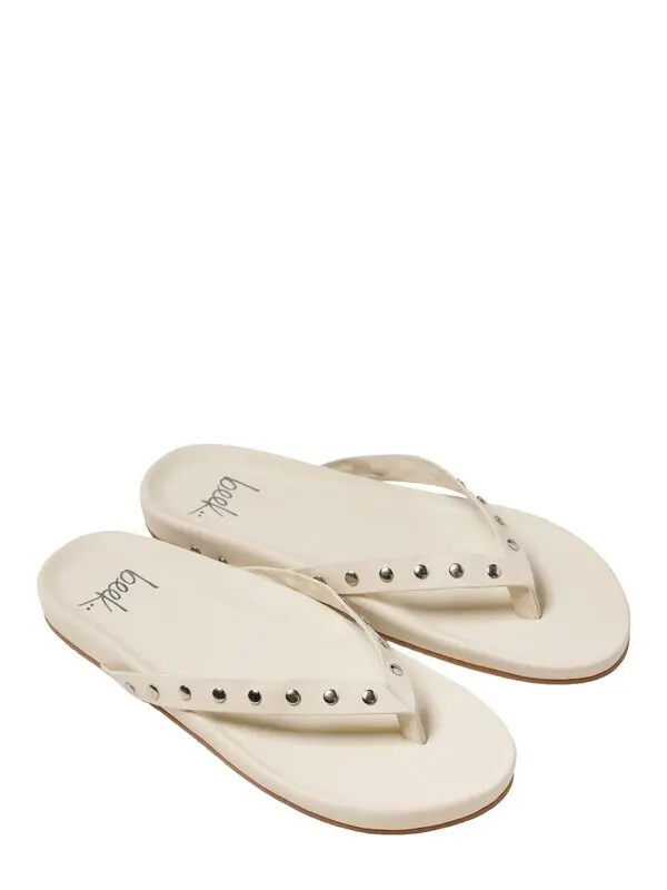 Beek Tringa Flip Flop - Vanilla Silver