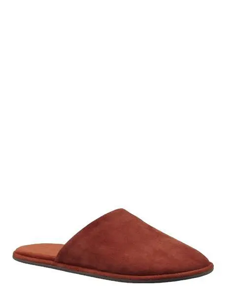 ARTISAN CRAFTED BY ZIGI Essex Slipper - Brick Red Suede