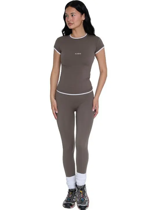 FORM Layering T-shirt - Walnut
