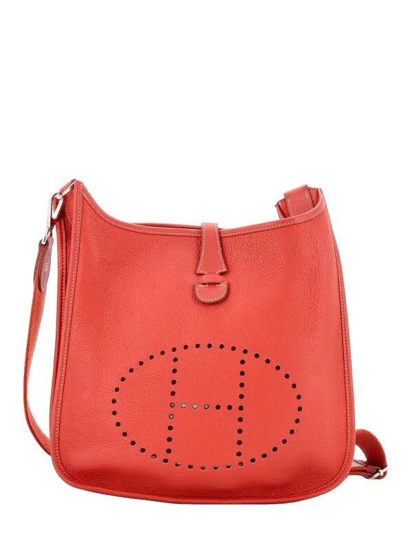 Hermès Evelyne Bag Gen Iii Clemence Pm - Red
