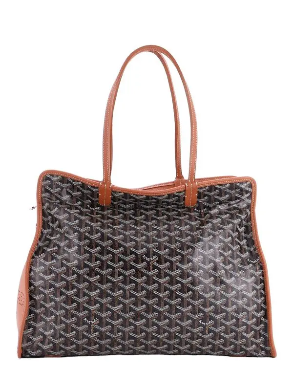 Goyard Hardy Pet Carrier Coated Canvas Pm - Brown