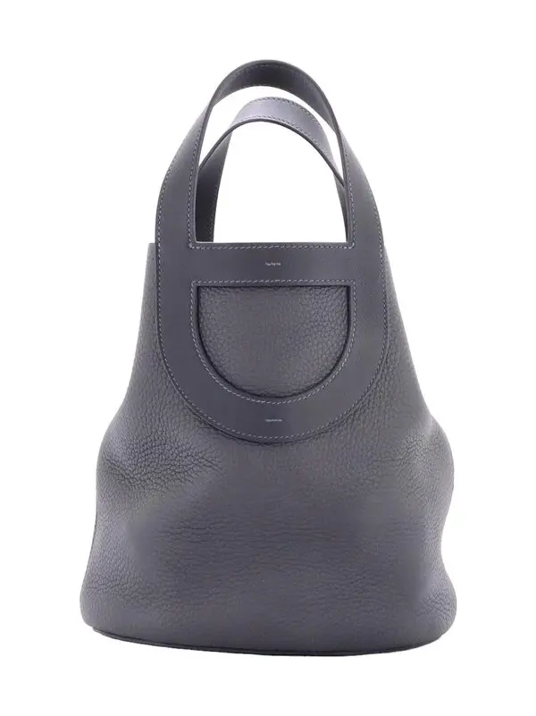 Hermès In-the-loop Bag Clemence With Swift 23 - Gris Misty