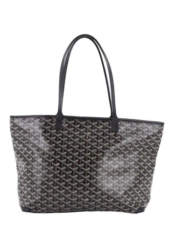 Goyard Artois Tote Coated Canvas Mm - Black