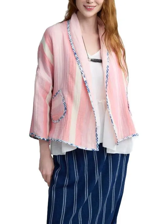 LUUKAA Sorrel Reversible Muslin Jacket - Original Pink