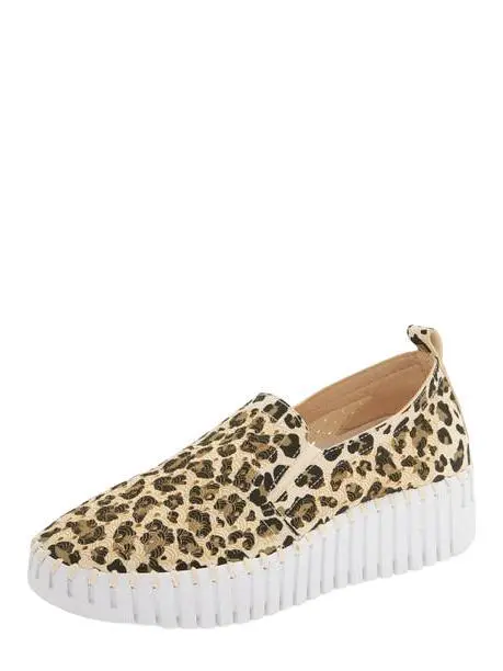 ILSE JACOBSEN Tulip Perforated Slip-on Sneakers - Latte