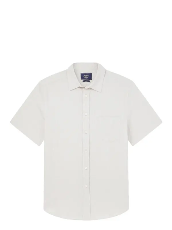 Portuguese Flannel Theme Textured Cotton-blend Shirt - Neutrals
