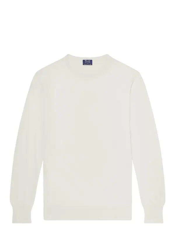 William Lockie Merino Wool Crewneck Sweater - Neutrals