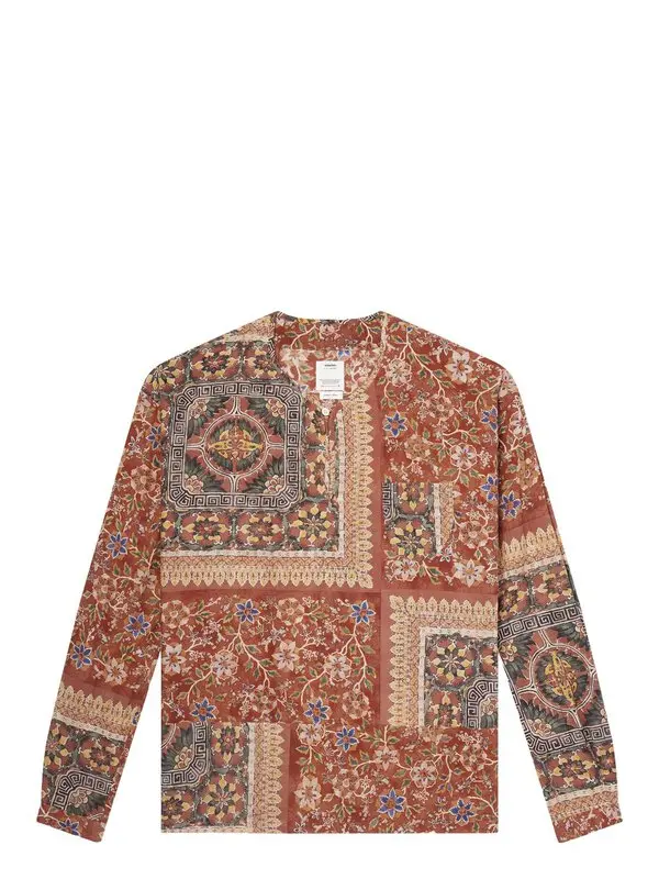 Visvim Bandana-print Cotton-voile Shirt - Brown