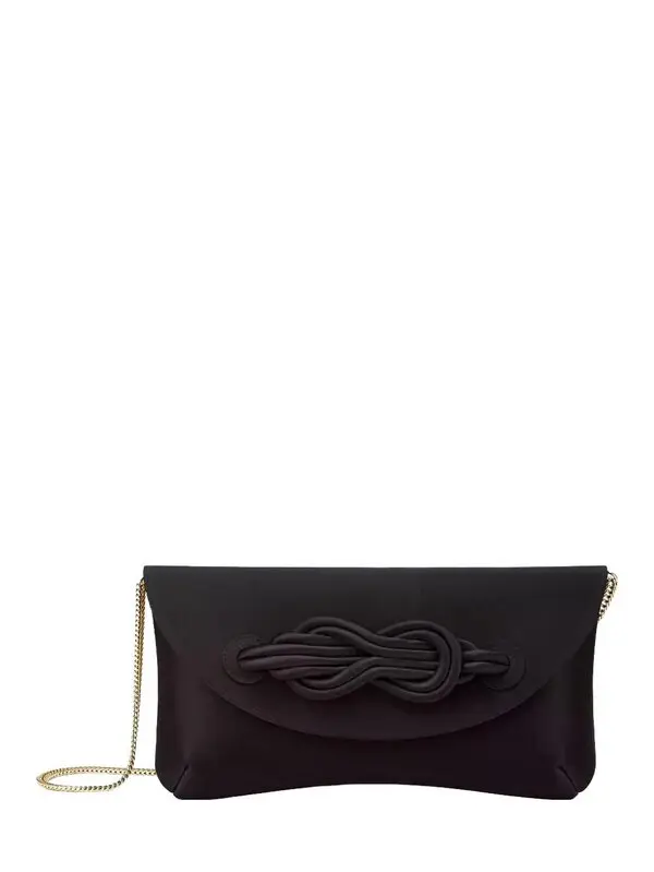 Shanghai Tang Tang Knot Clutch - Black