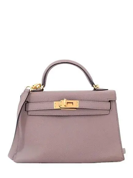 Hermès Kelly 20 Handbag - Gris Asphalte